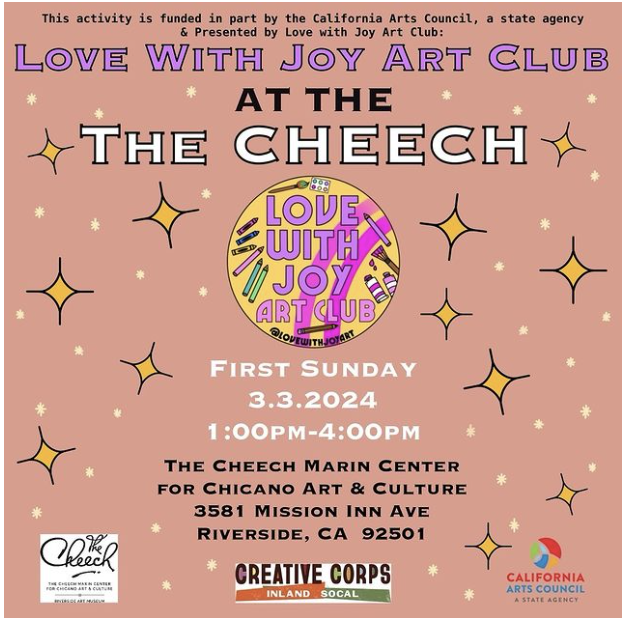 FREE ADMISSION - Love With Joy Art Club and local community resources ...