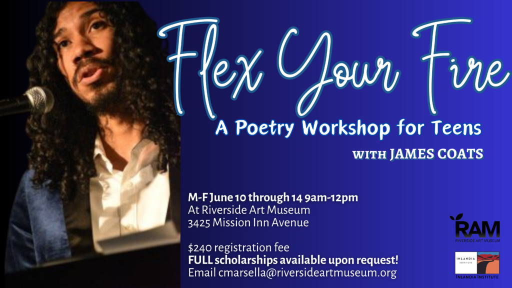 Flex Your Fire: A Poetry Workshop for Teens with James Coats ...